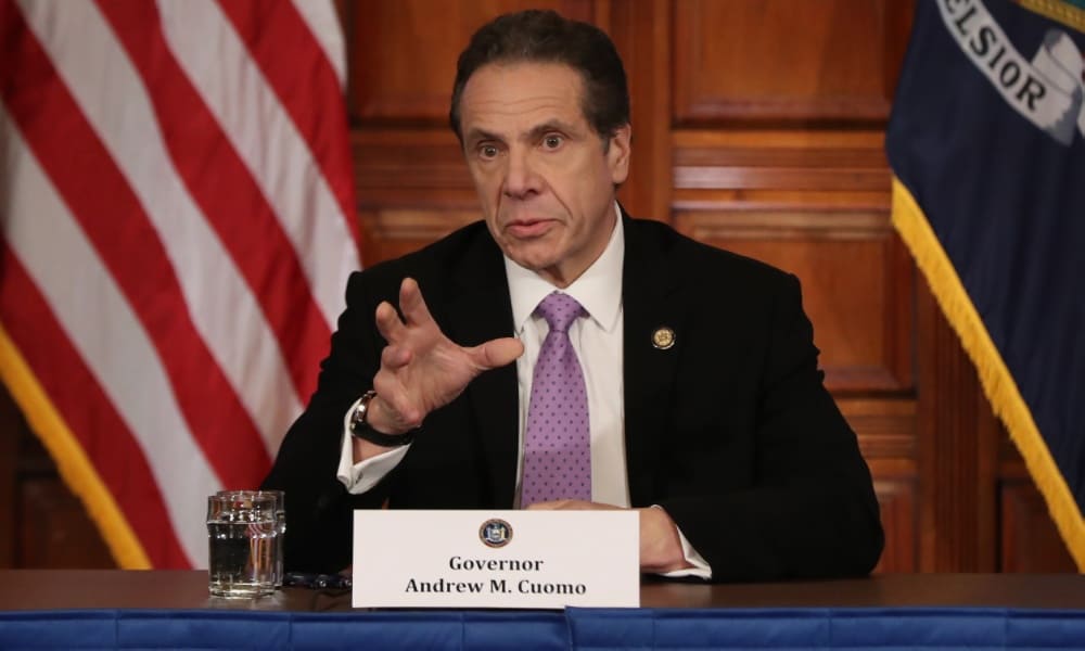 New York Governor Andrew Cuomo now allows mobile sports betting